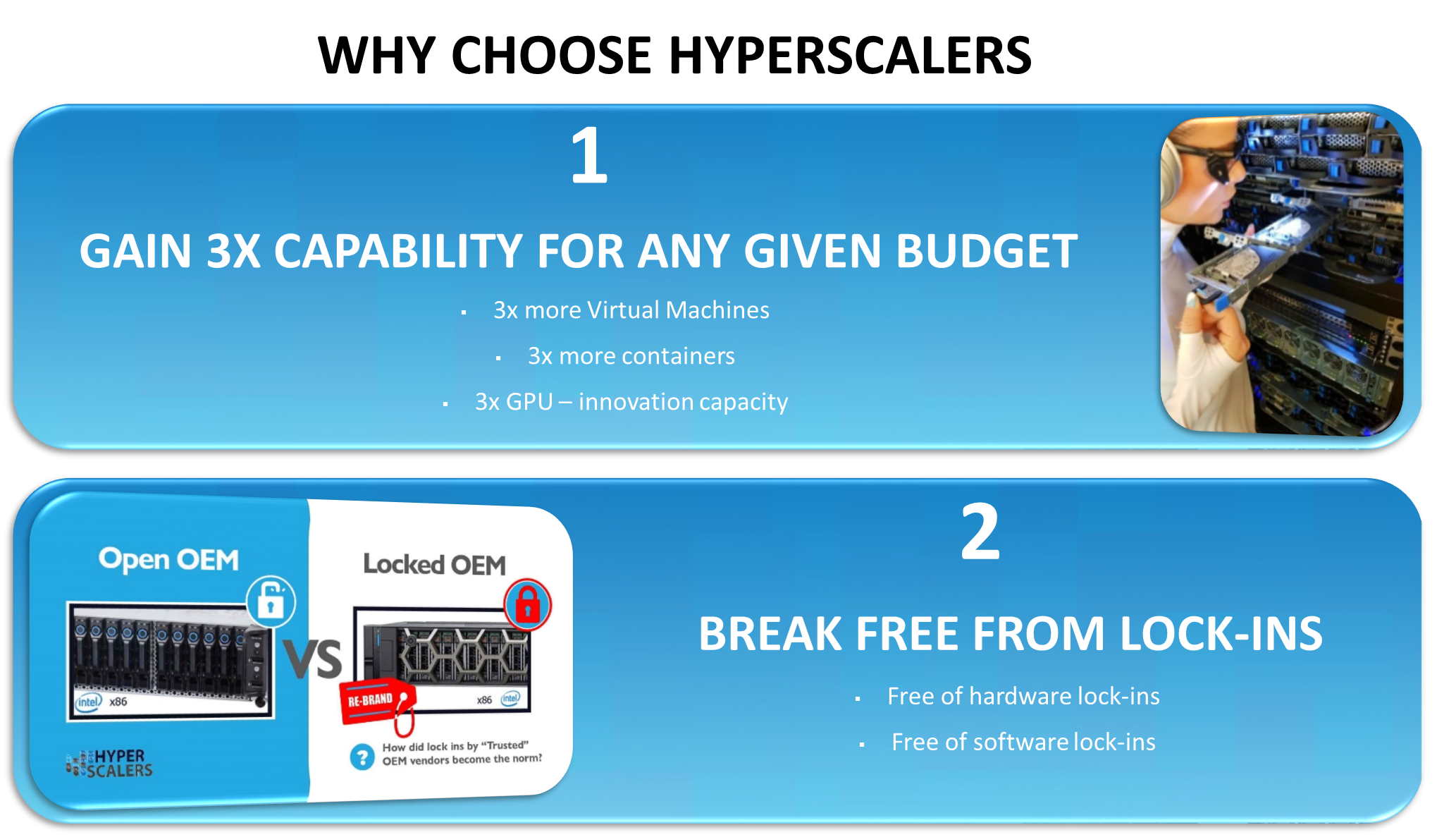 WHY CHOOSE HYPERSCALERS